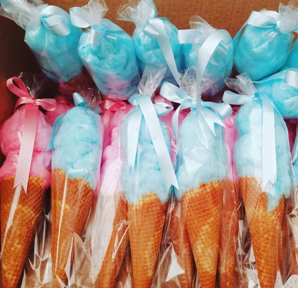 Algodón de azúcar - cono - La Fábrica de Nubes